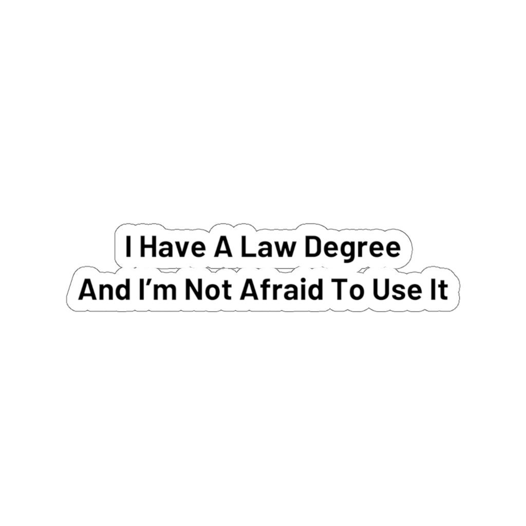 Lawyer Sticker Gift Law Student Future Lawyer Law School - Etsy