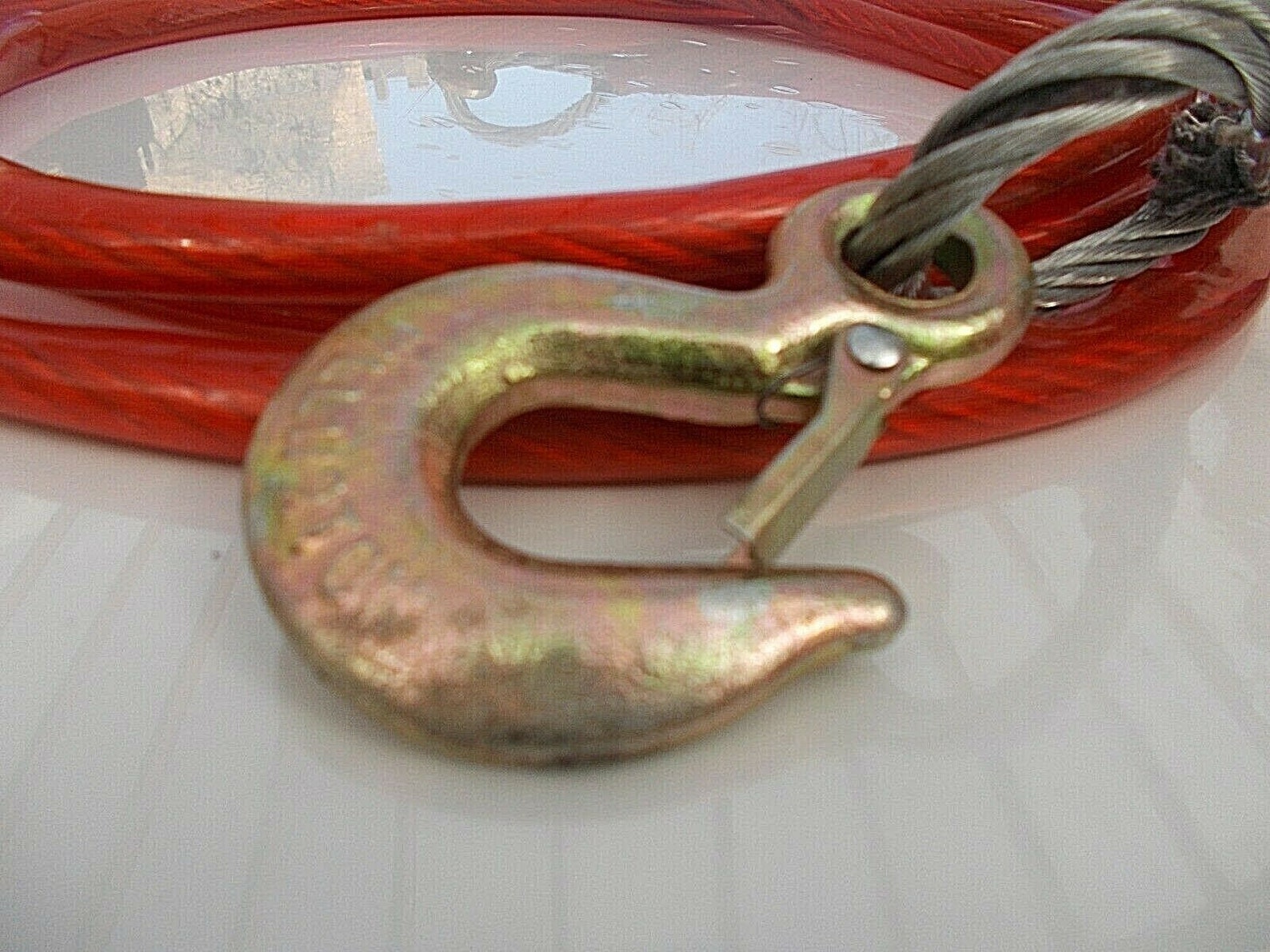 3ton Heavy Duty Tow Rope Breakaway Brake Safety Cable Caravan Trailer ...