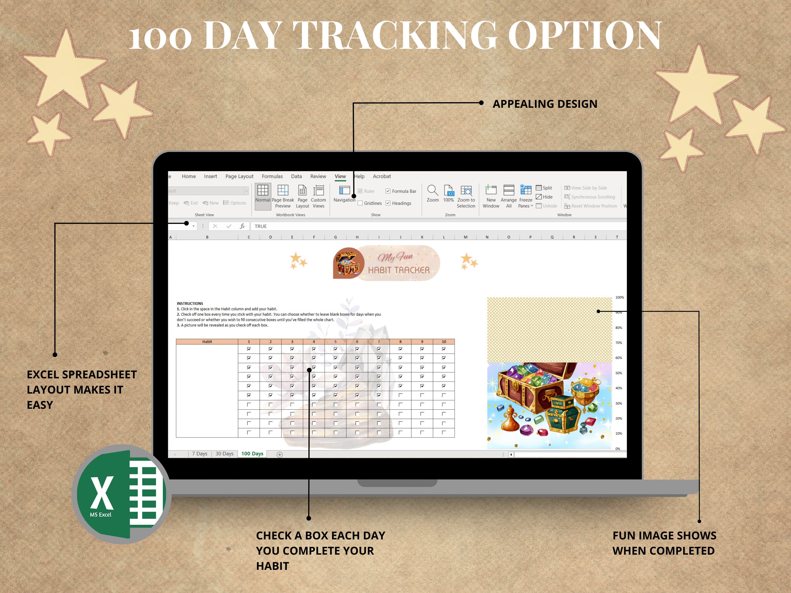 Fun Habit Tracker Spreadsheet| Excel Habit Tracking Speadsheet| Weekly ...