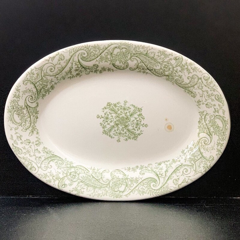 Green Transferware - Etsy