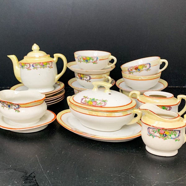 Vintage Childrens Tea Set Made in Japan - Etsy