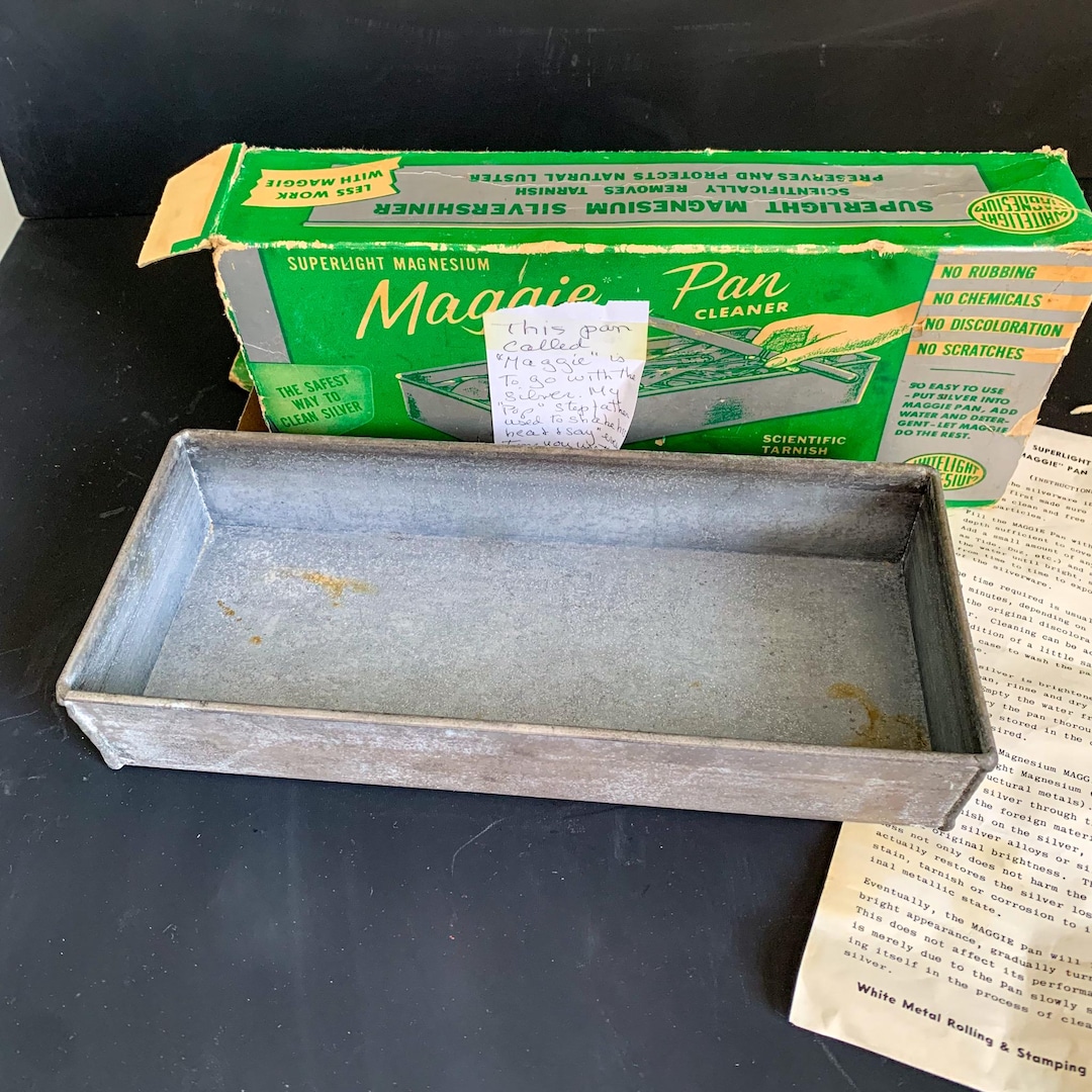 Vintage Maggie Pan Scientific Silver Cleaner in Original Box - Etsy