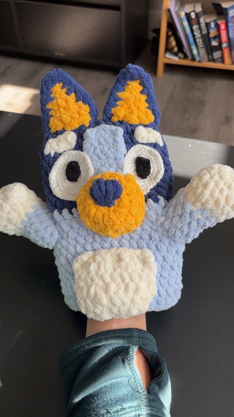 Bluey Puppet - Etsy
