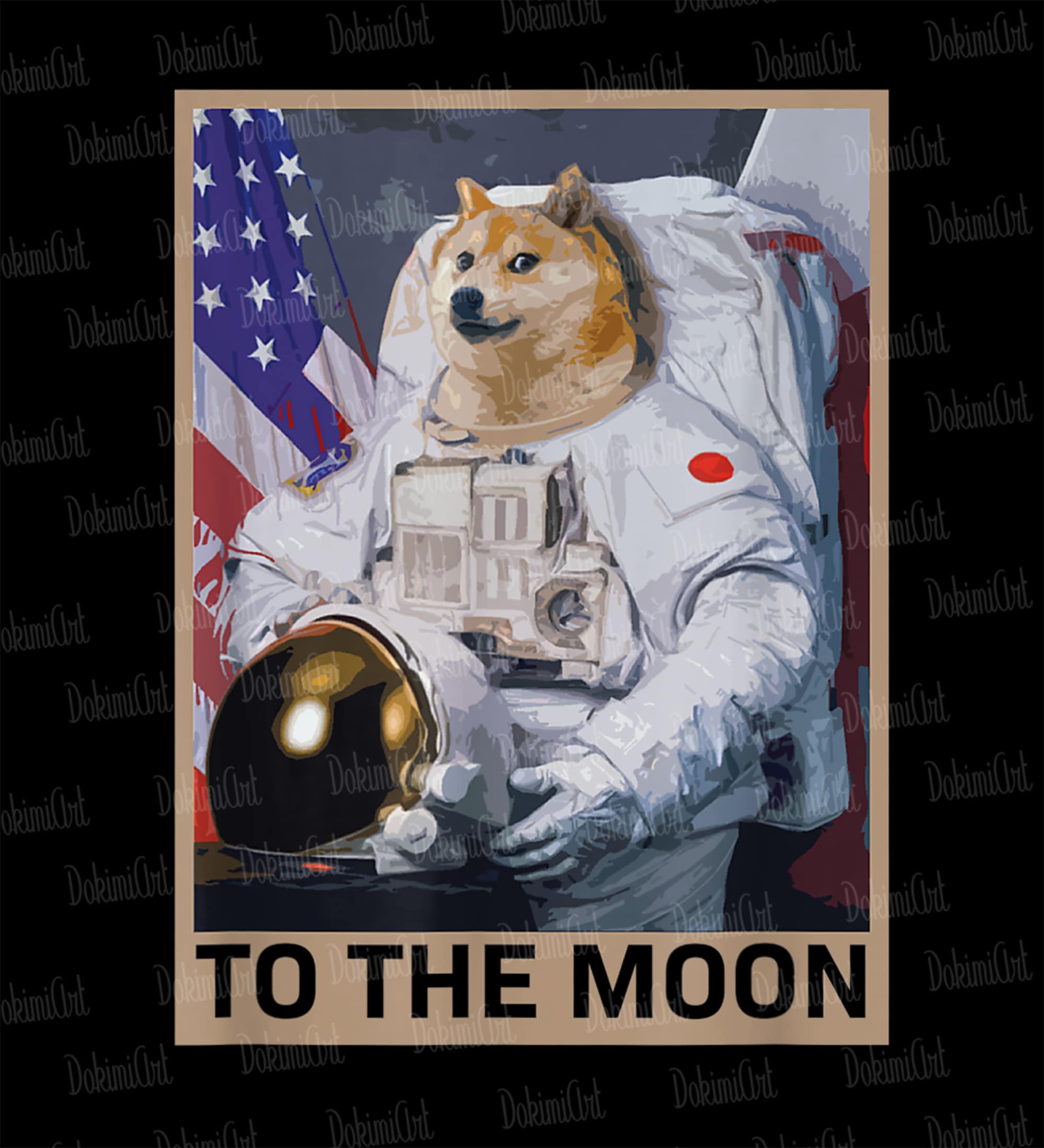 Dodge Coin to The Moon Digital Png | Etsy