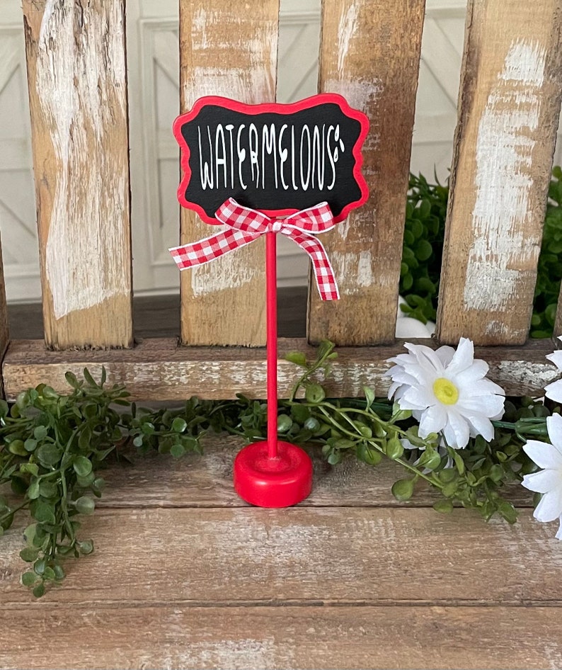 Farmhouse Watermelon Tiered Tray Decor Farmhouse Decor - Etsy