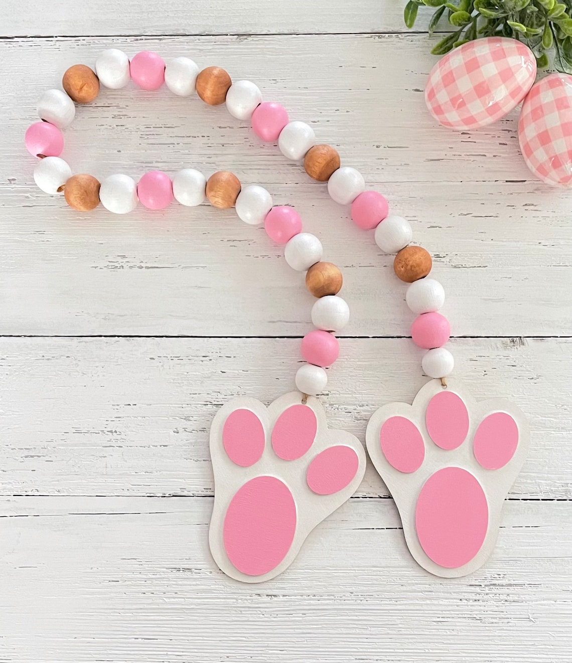 Farmhouse Spring Garland Bunny Feet Garland Bunnies Spring - Etsy