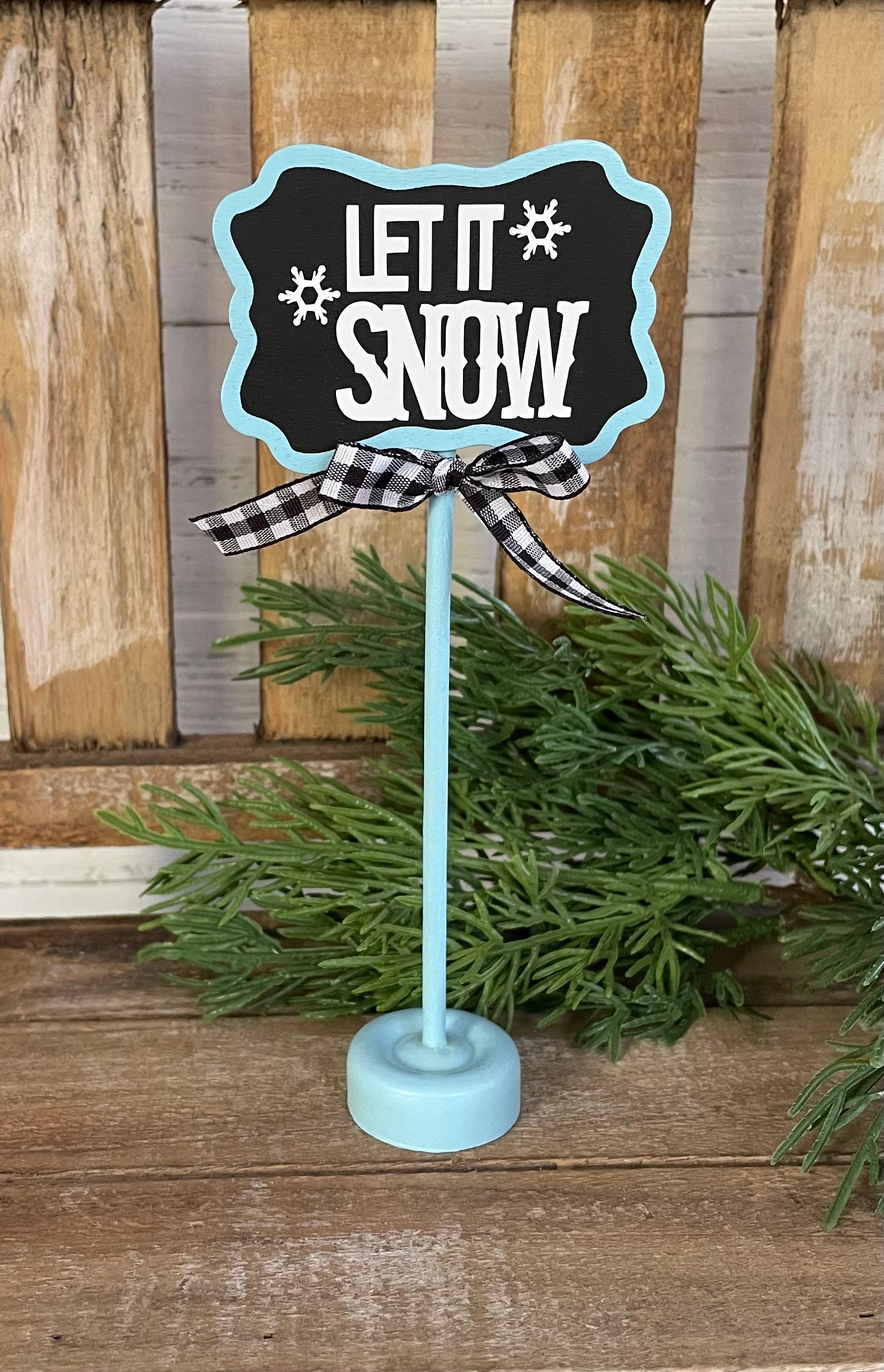 Farmhouse Winter Signs Snow Sign Christmas Sign Christmas - Etsy