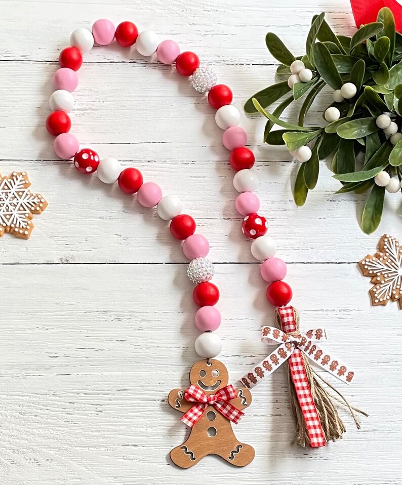 Gingerbread Garland, Gingerbread Decor, Christmas Garland, Christmas ...