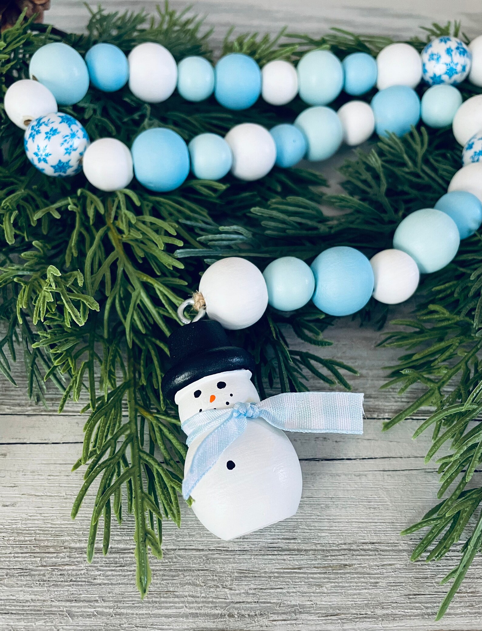 Snowman Garland Snowman Decor Christmas Garland Christmas - Etsy