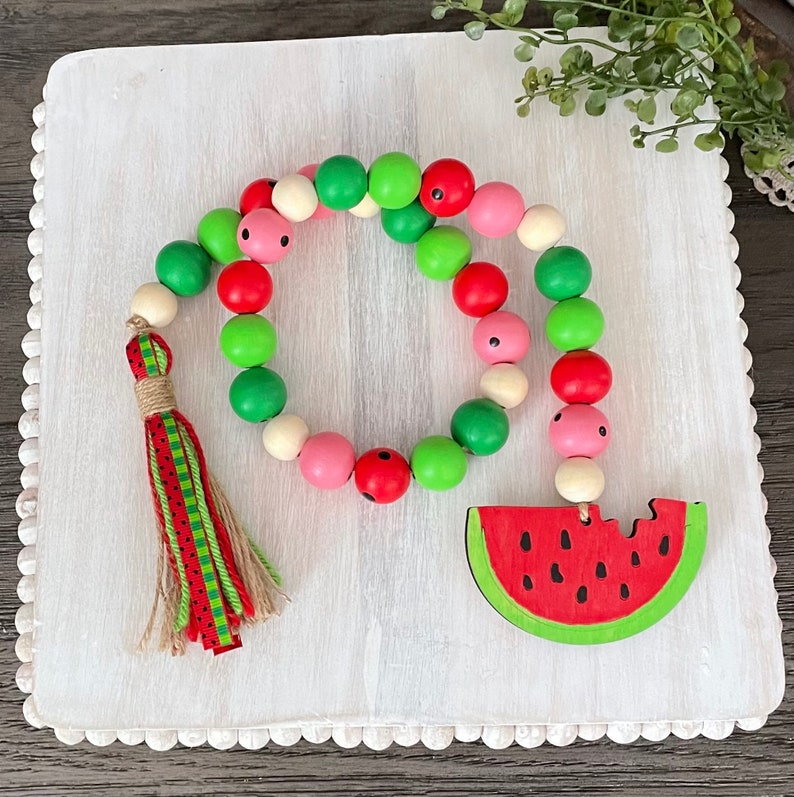 Farmhouse Watermelon Tiered Tray Decor Farmhouse Decor - Etsy