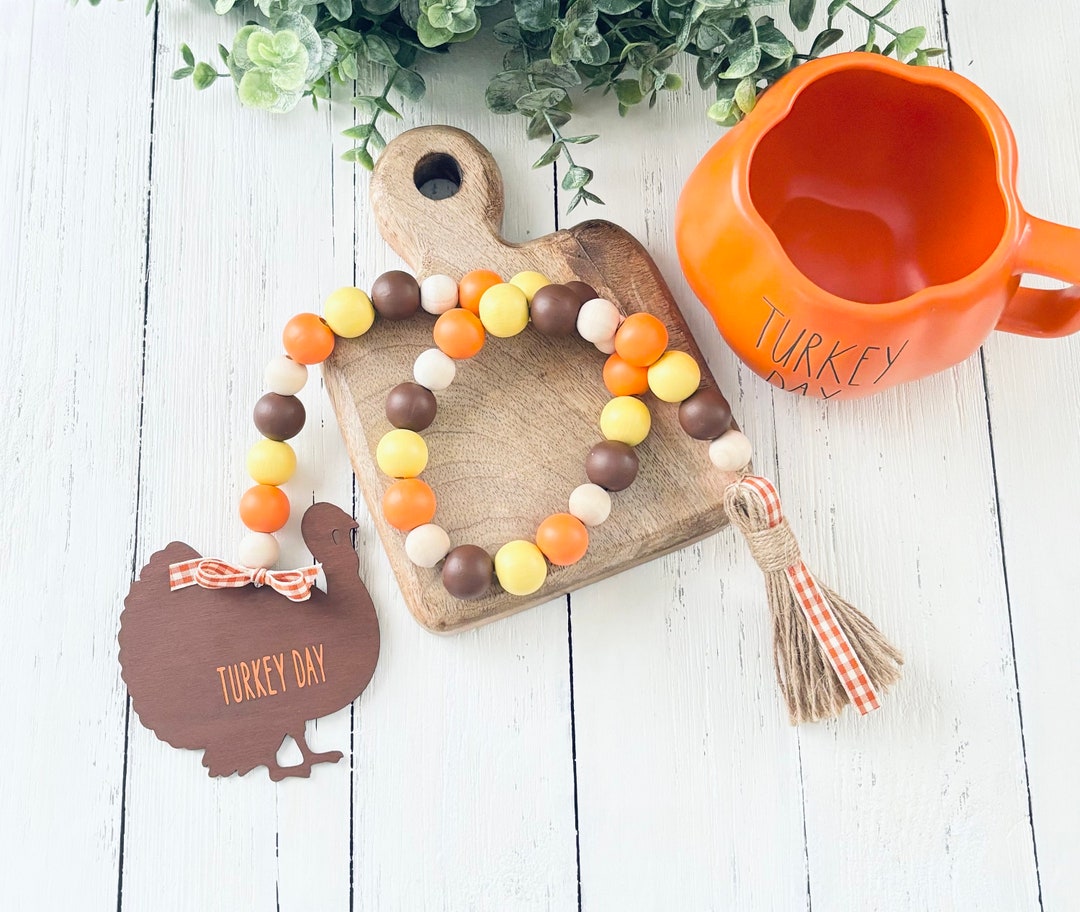 Turkey Day Garland, Thanksgiving Garland, Thanksgiving Decor, Fall ...