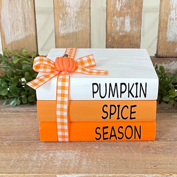 Fall Book Stacks - Etsy