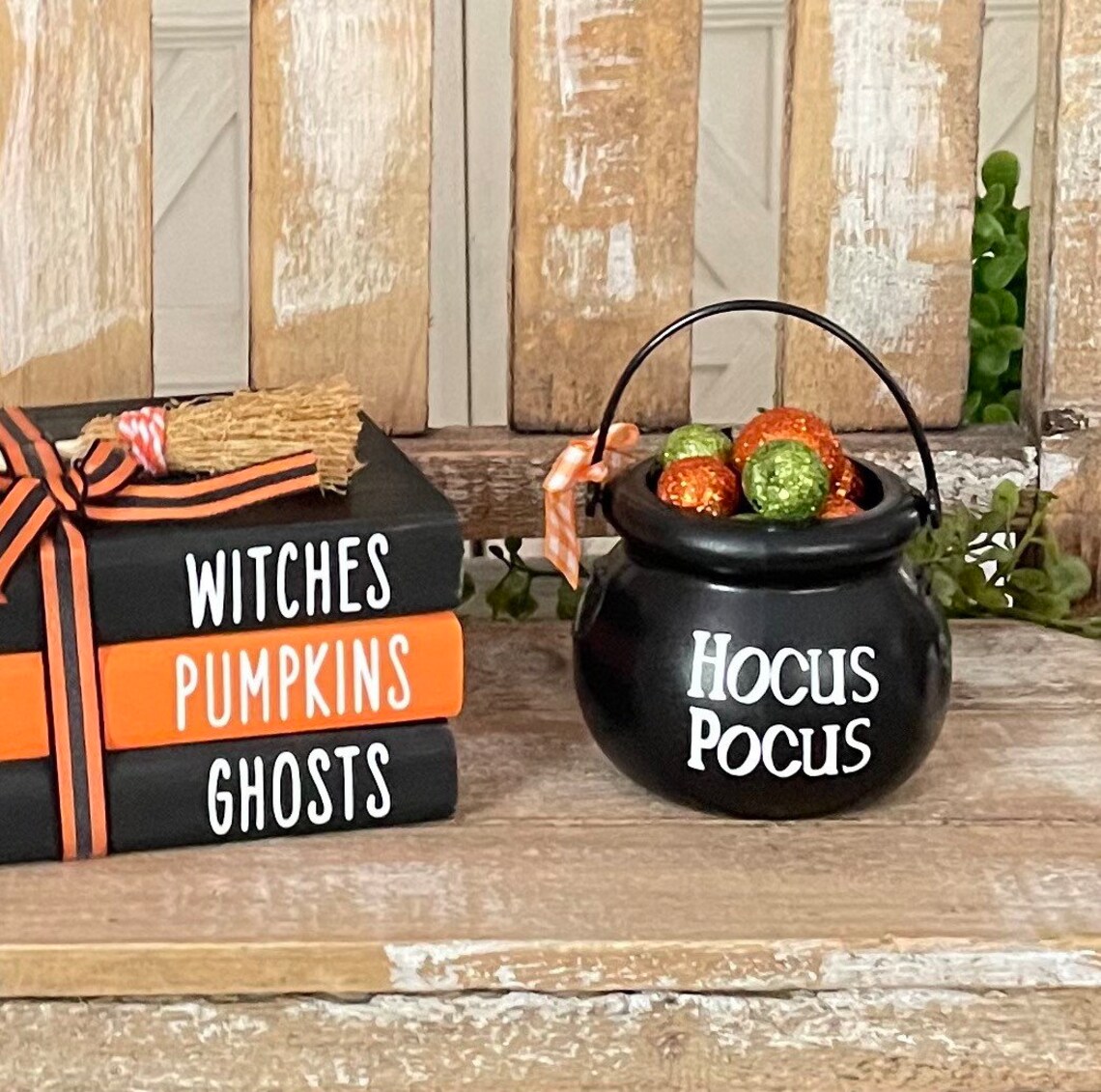 Hocus Pocus Cauldron, Hocus Pocus Decor, Farmhouse Halloween Decor ...