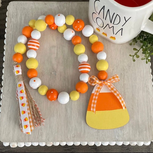 Candy Corn Tiered Tray Set - Etsy
