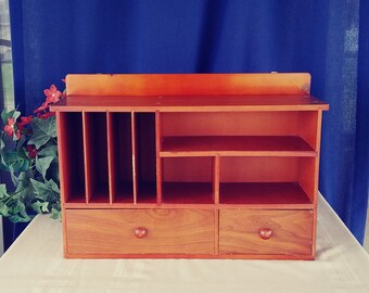 Wood Mail Organizer - Etsy