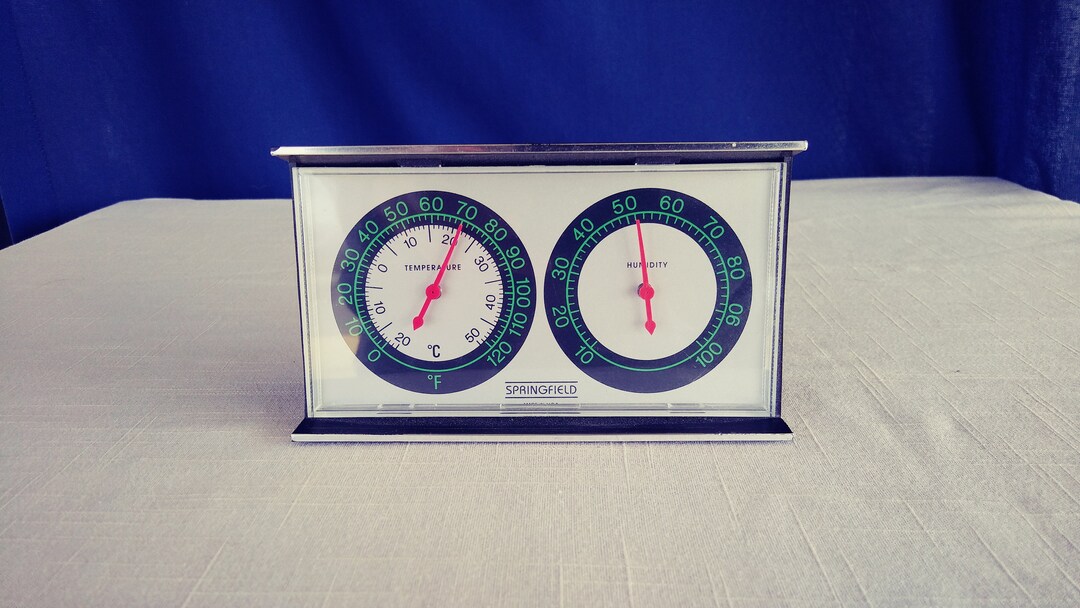 Vintage Springfield Weather Station. Table Top Weather Gauge. Mid ...