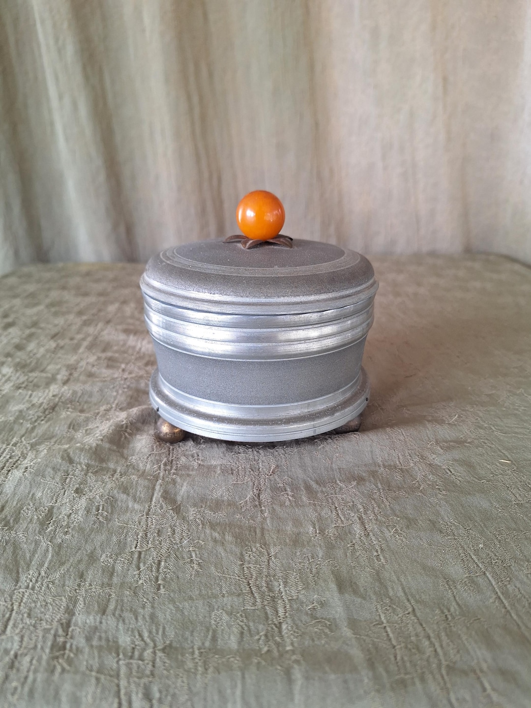 Vintage Musical Powder Box. Vintage Powder Box. Vintage Music Box. - Etsy