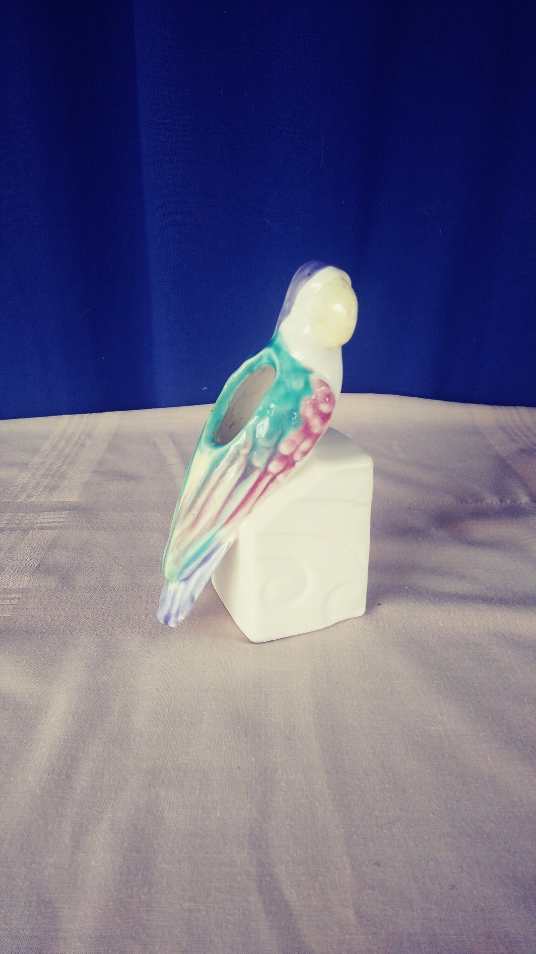 Vintage Ceramic Parrot Planter. Mid Century Bird Planter. - Etsy