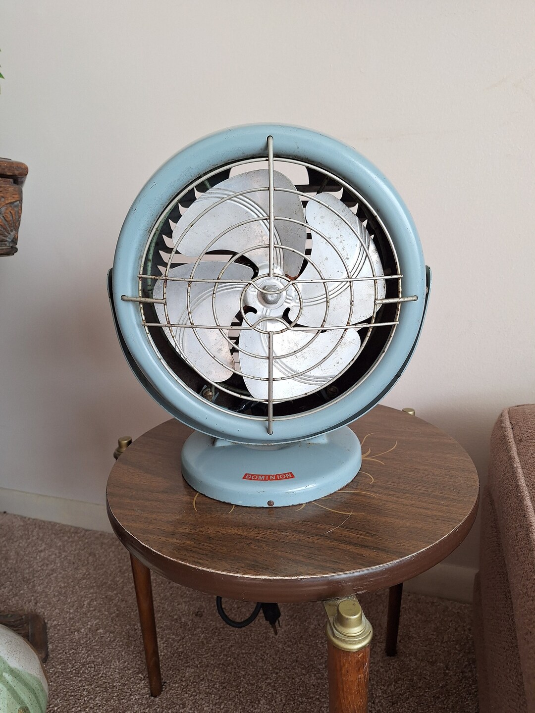 Vintage Dominion Fan. Mid Century Electric Fan. Working Vintage Fan. - Etsy