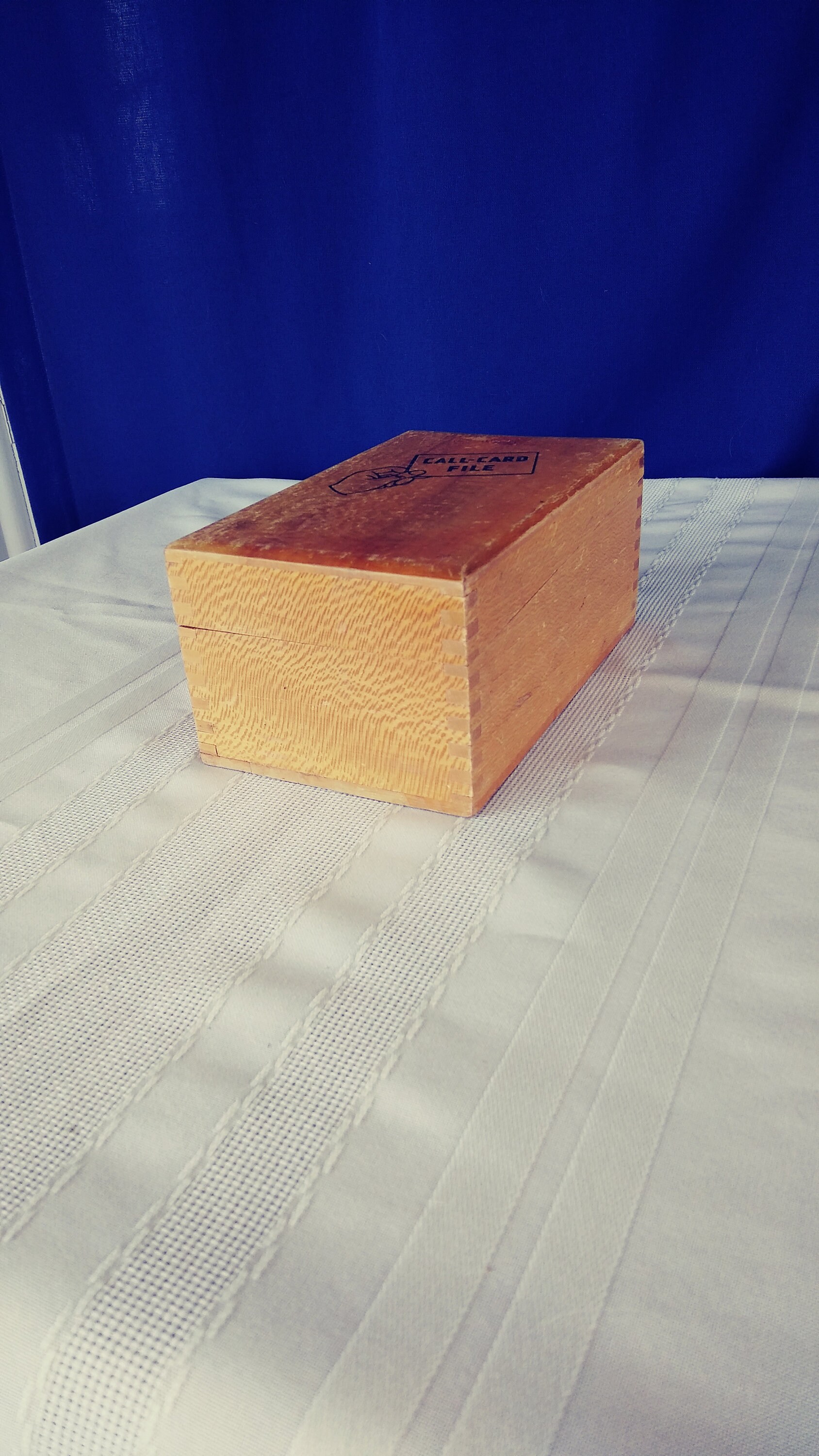 Vintage Wood File Box. Nega File Co. Wood Box. Vintage Card - Etsy