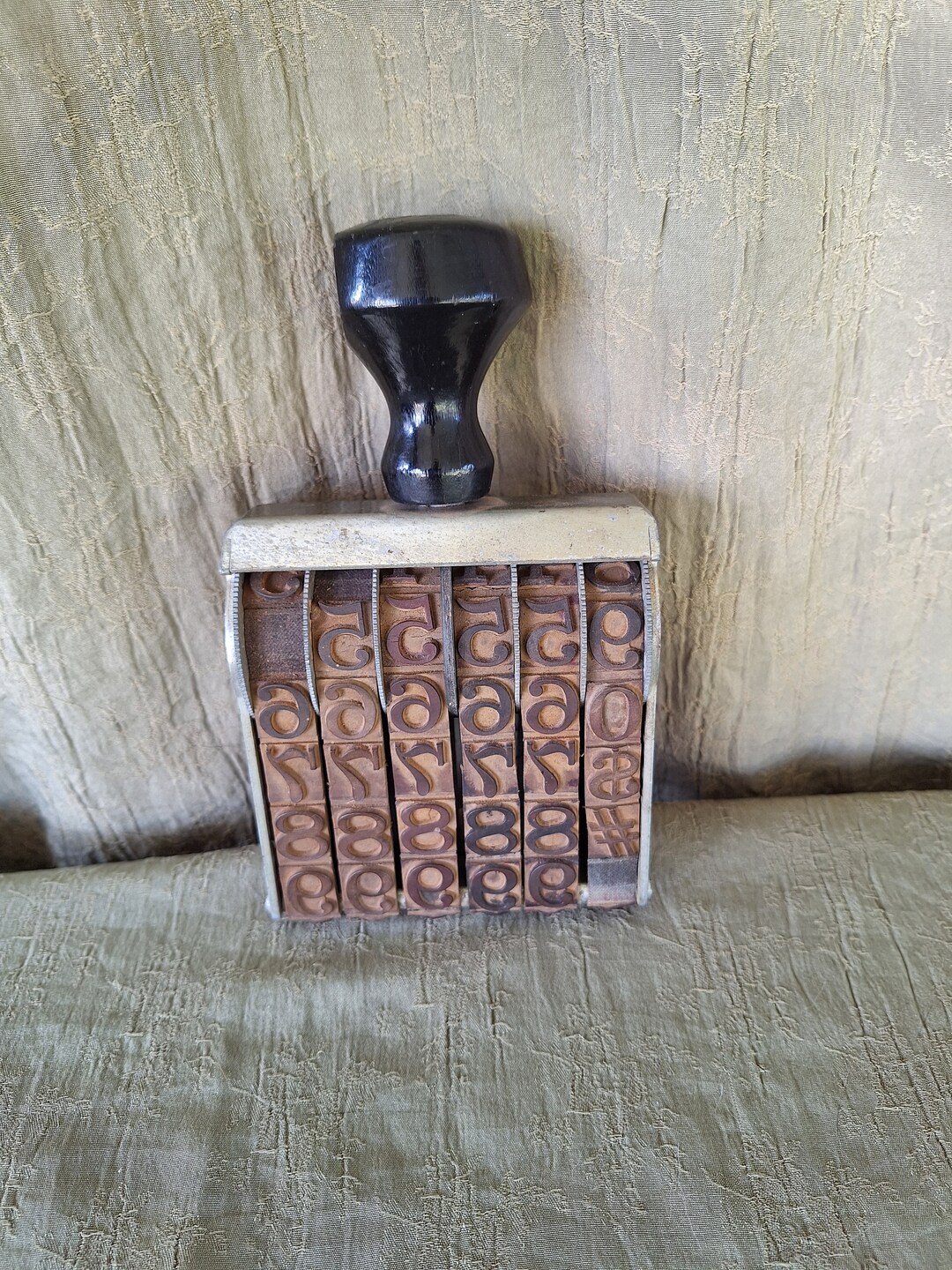 Vintage Large 6 Band Pullman Stamp. Vintage Pricing Stamp. Number Stamp ...