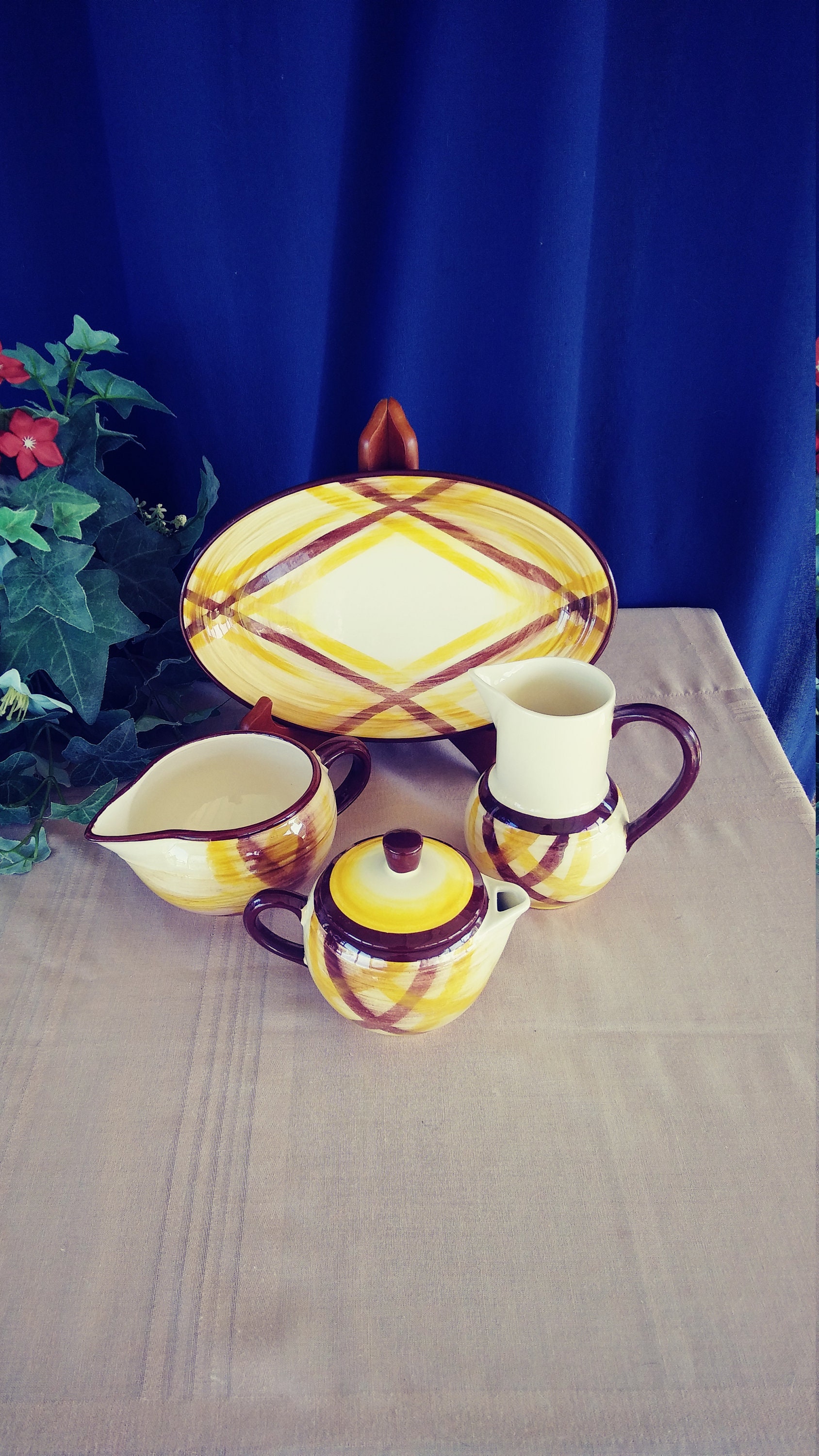 Vintage Vernonware in Organdie Pattern. - Etsy