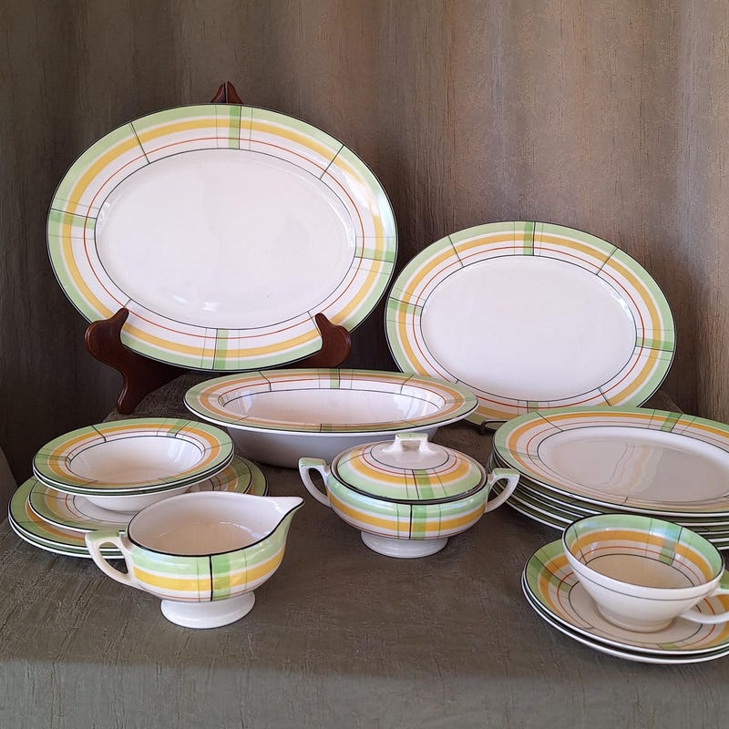 Art Deco Dinnerware - Etsy