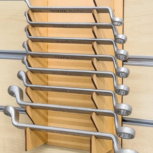 Laser Cut Wrench Rack SVG | Wall Mount Organizer | Vector File ...