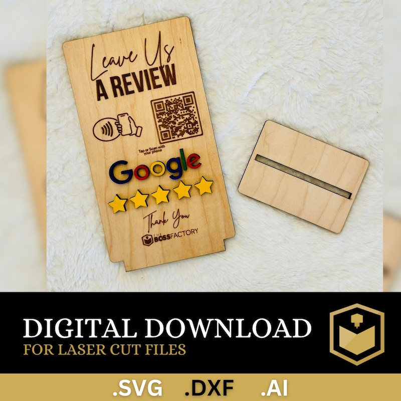 Leave a Review Card - Etsy