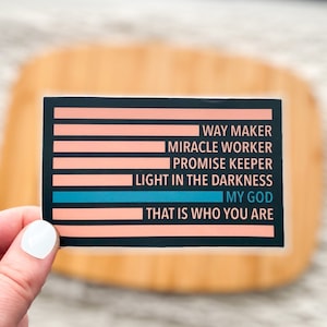Way Maker - Vinyl Sticker - Etsy