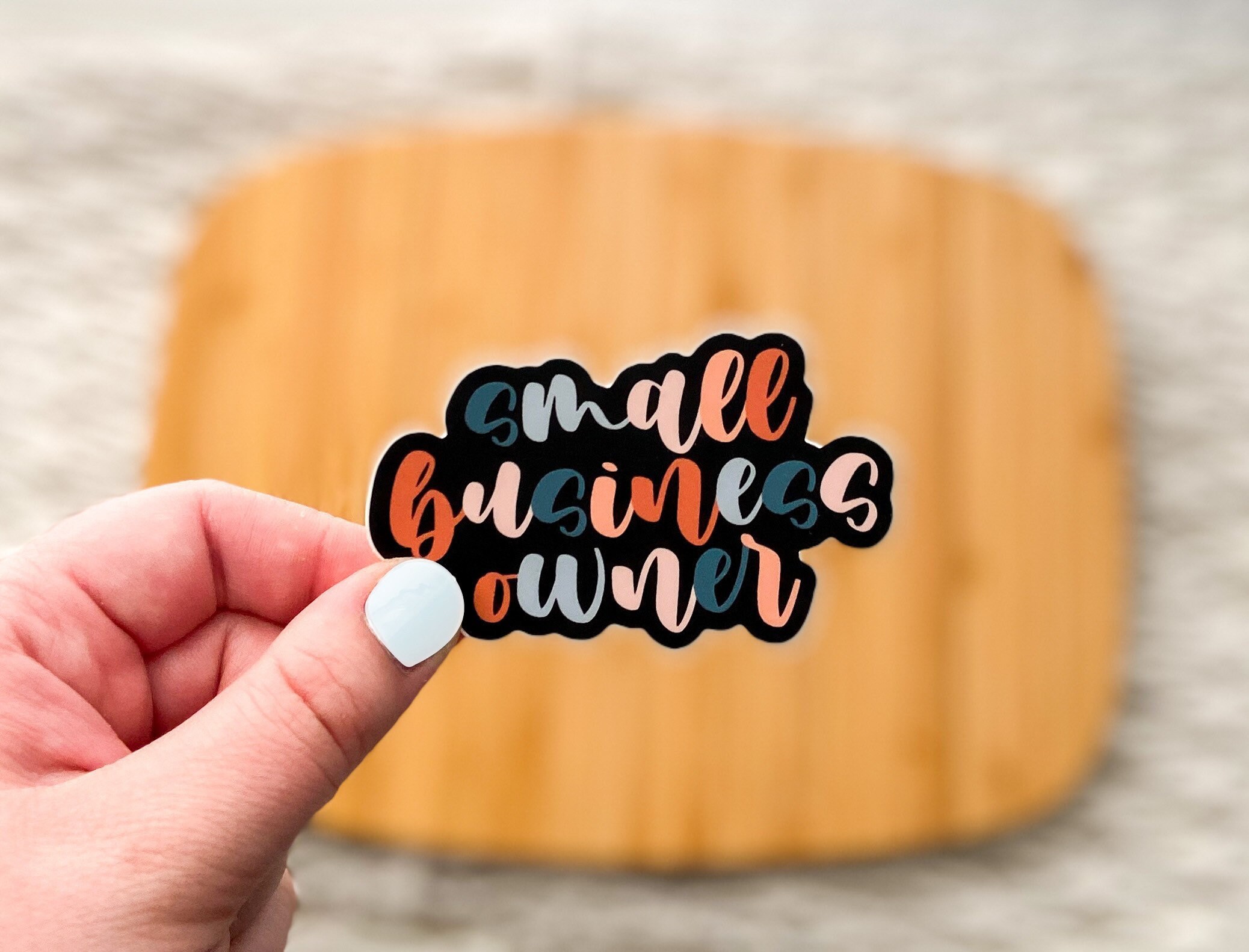 Small Business Owner Vinyl Sticker - Etsy