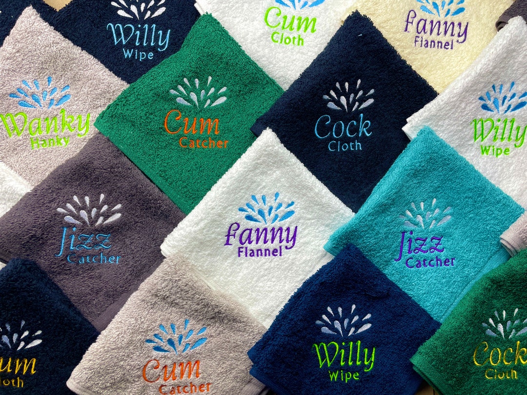 Rude Adult Cloth After Sex Wipe Rag Willy Fanny Wank Novelty Gift ...