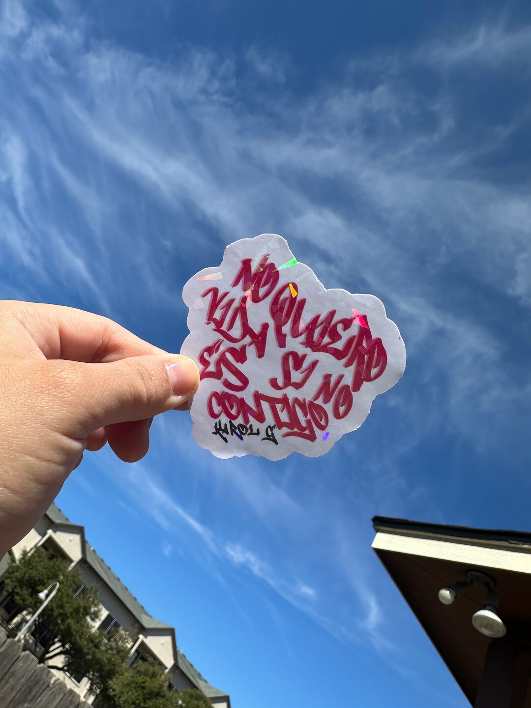 Contigo- Karol G Inspired Sticker - Etsy