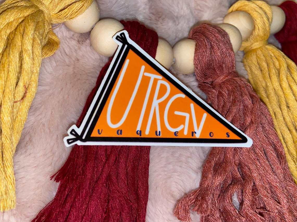 UTRGV Vaqueros University of Rio Grande Valley Sticker Weatherproof ...