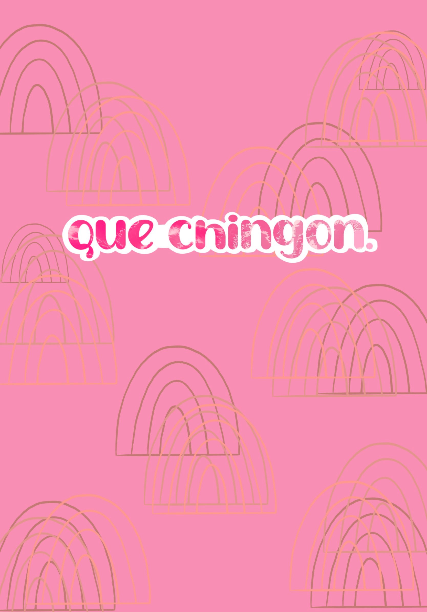 Latino-mexican Vinyl Sticker Que Chingon Sticker - Etsy UK