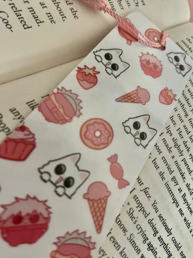Cat Gojo Bookmark gojo Satoru - Etsy