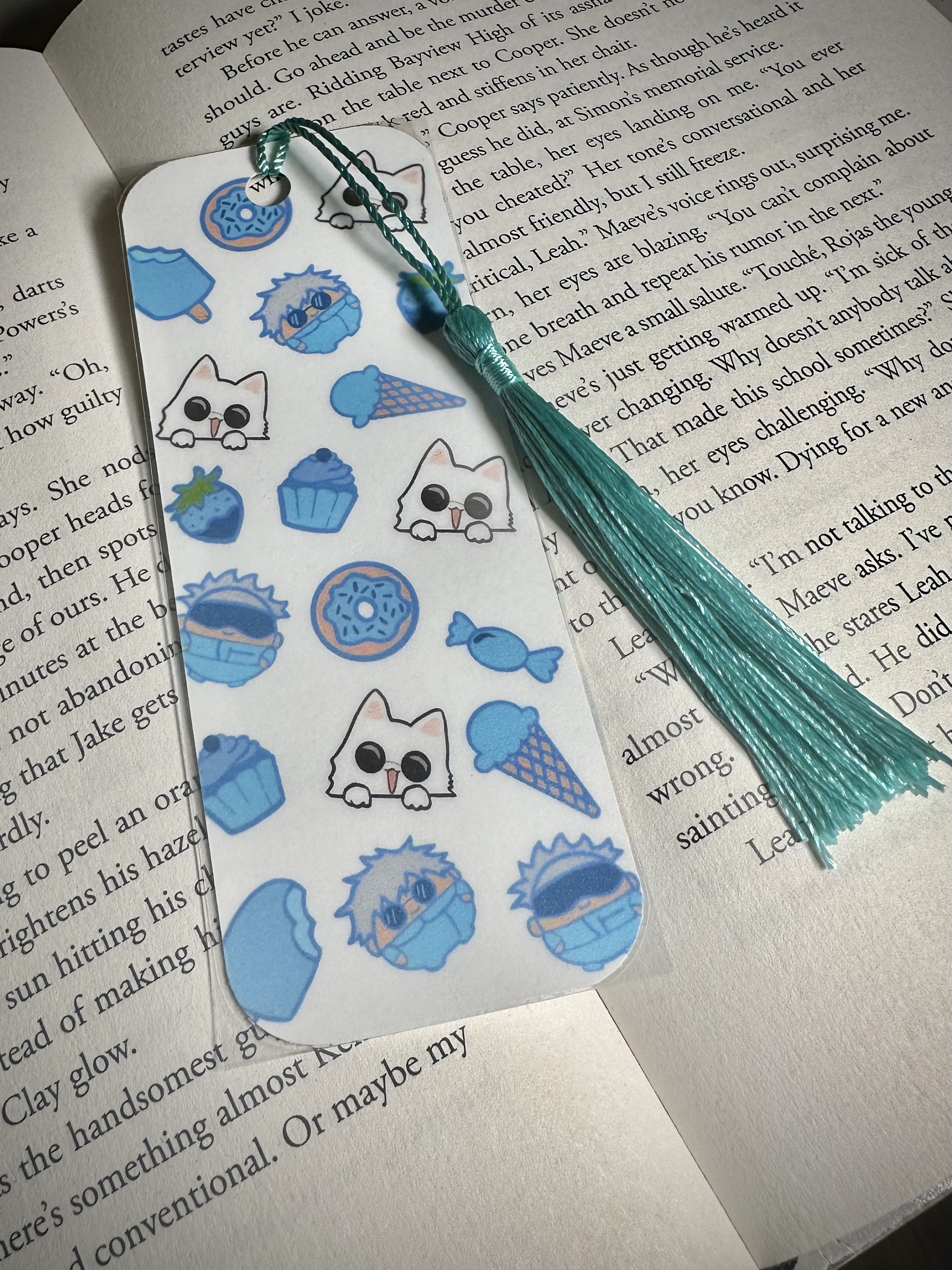 Cat Gojo Bookmark gojo Satoru - Etsy UK