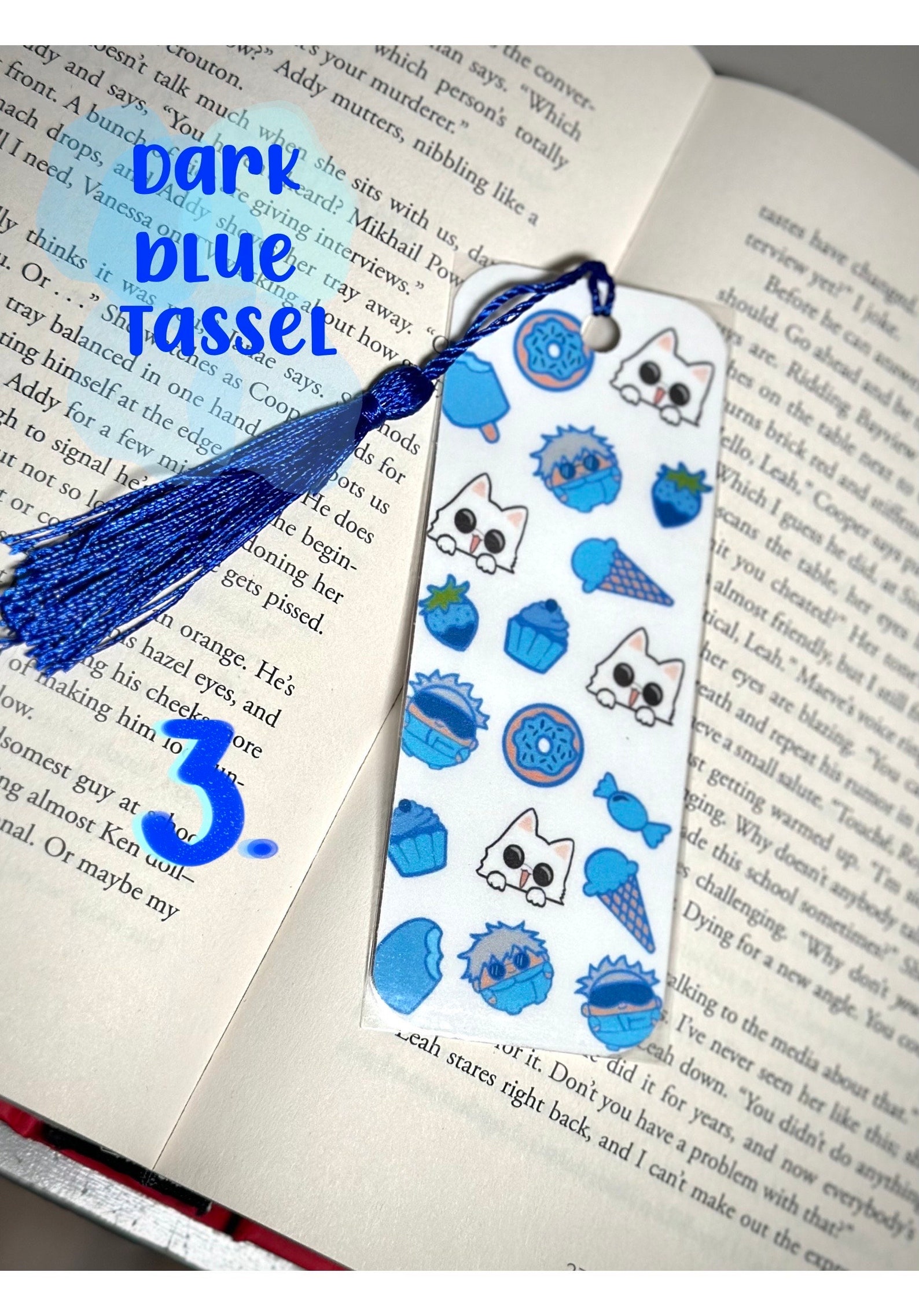 Cat Gojo Bookmark (gojo Satoru) - Etsy