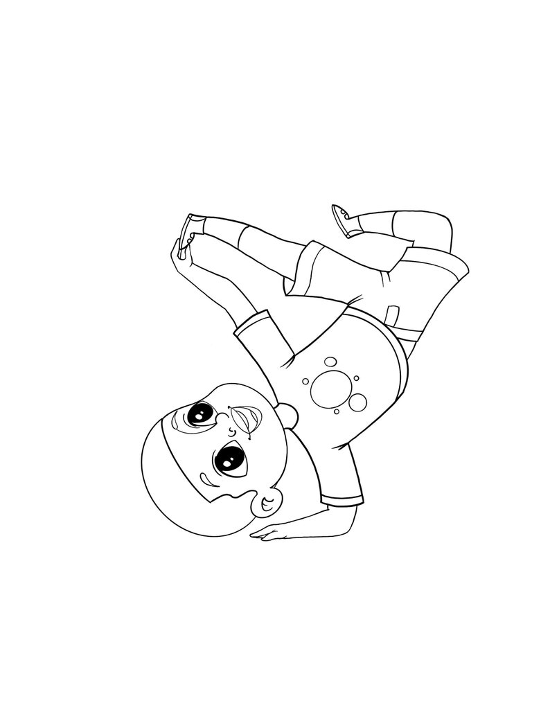 Dance in Color Coloring Pages Hip Hop Modern Ballet Tap Jazz Ballroom ...