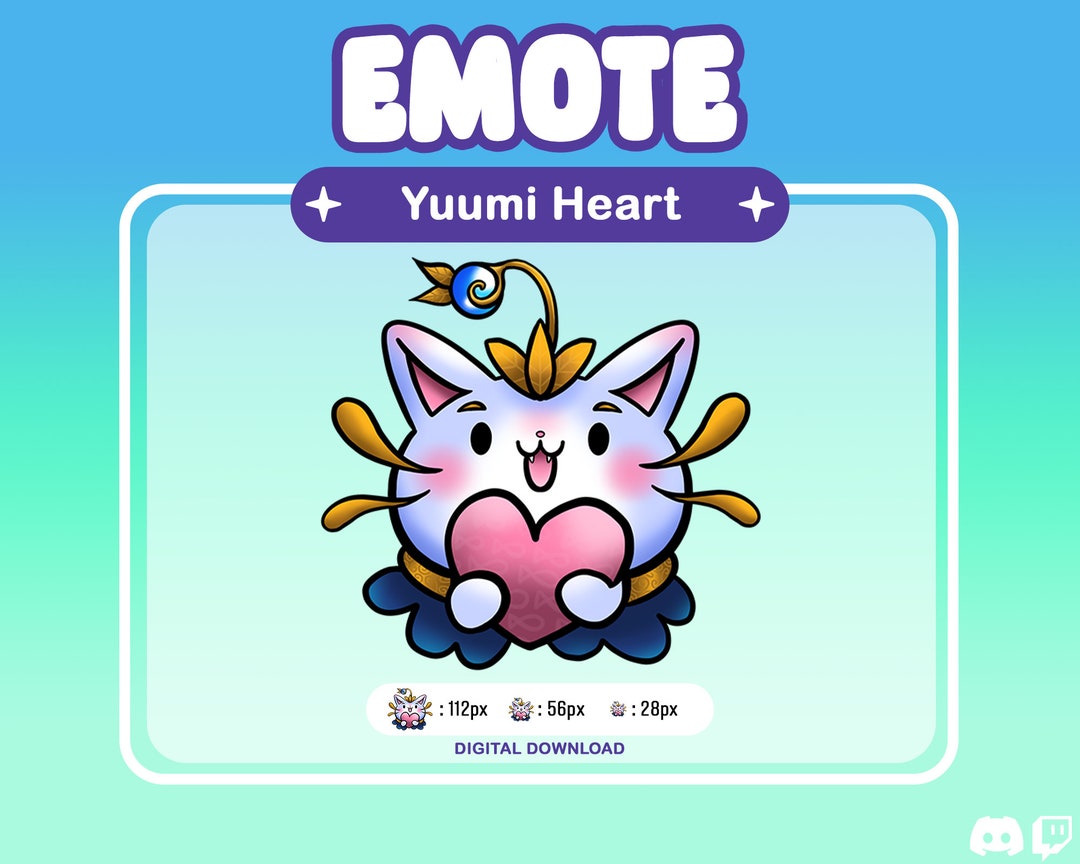 Emote League of Legends: Yuumi Heart for Discord, Twitch Streaming PNG ...