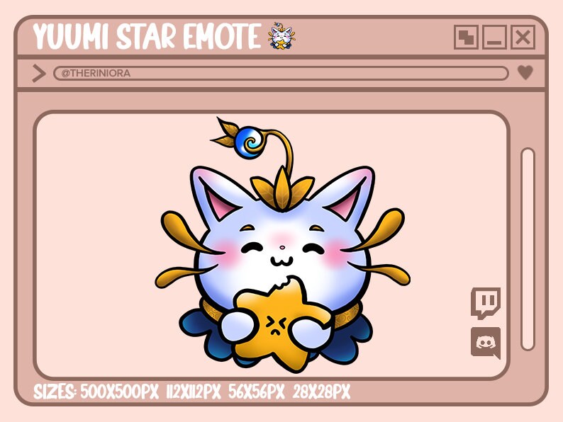 Emote League of Legends: Yuumi Star for Discord Twitch - Etsy