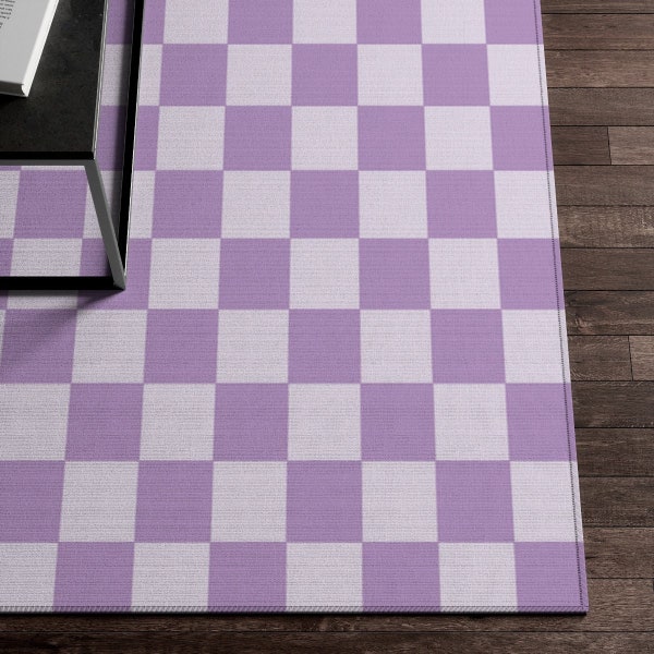 Checkered Rug - Etsy