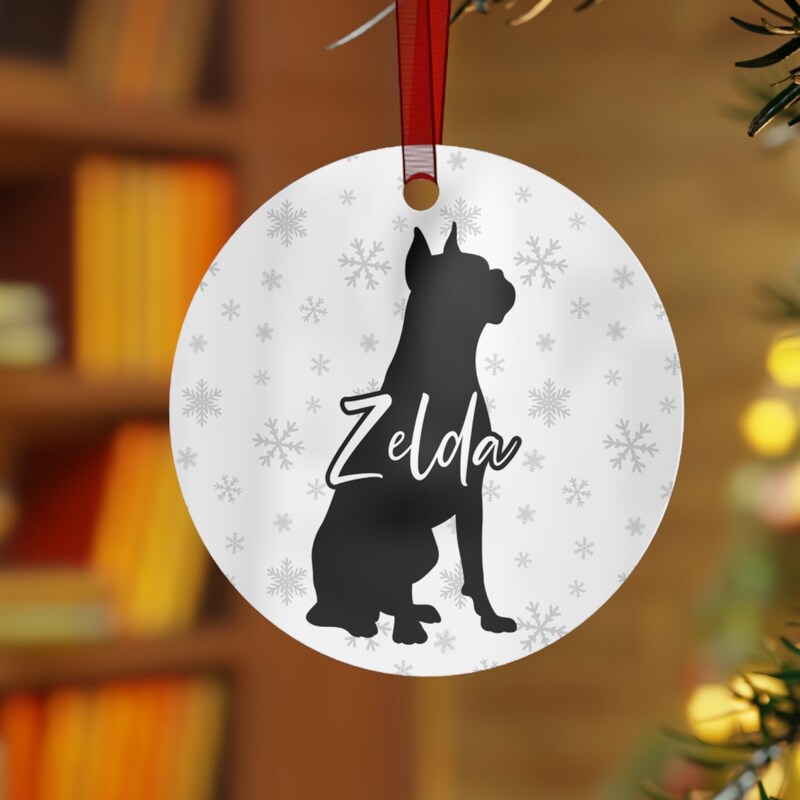 Boxer Dog Ornament - Etsy