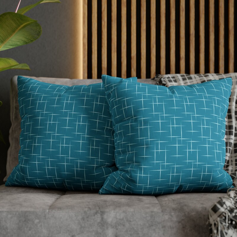 Turquoise Throw Pillow - Etsy