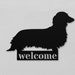 Long Haired Dachshund Welcome Sign for Front Porch, Dachshund Gift ...