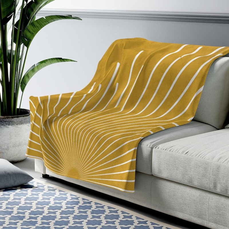 Yellow Blanket - Etsy