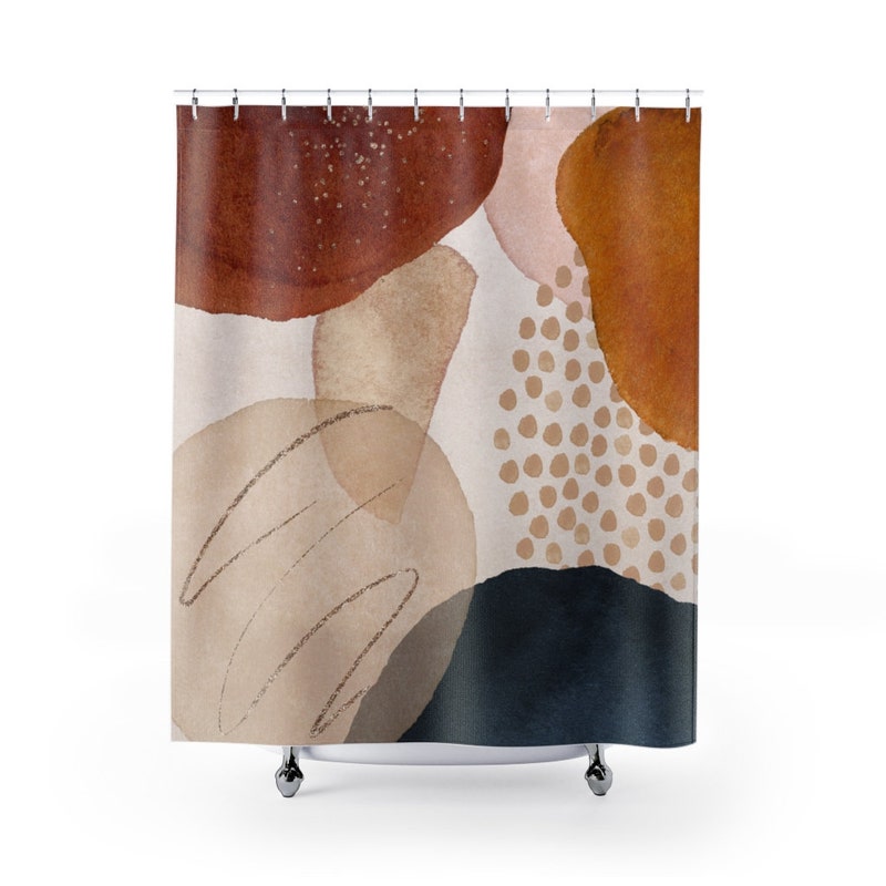 Rust Shower Curtain - Etsy