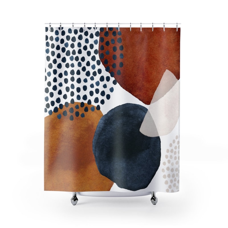 Rust Shower Curtain - Etsy