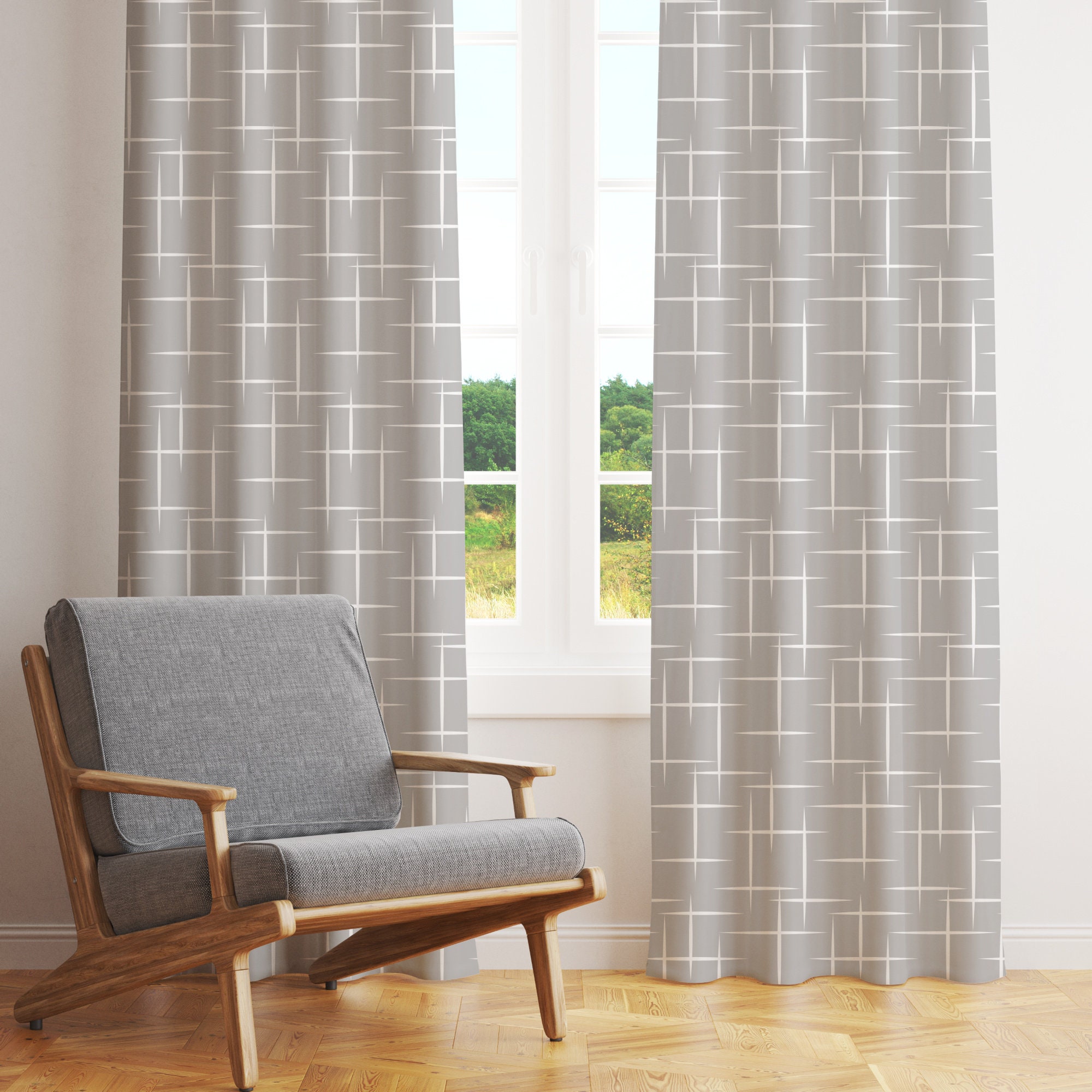 Modern Grey Curtains