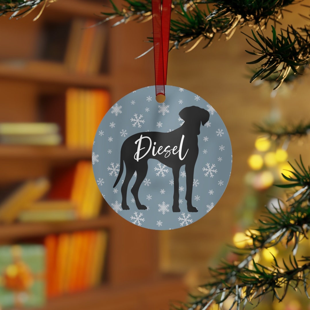 Personalized Great Dane Ornament, Great Dane Gifts, Custom Name Dog ...